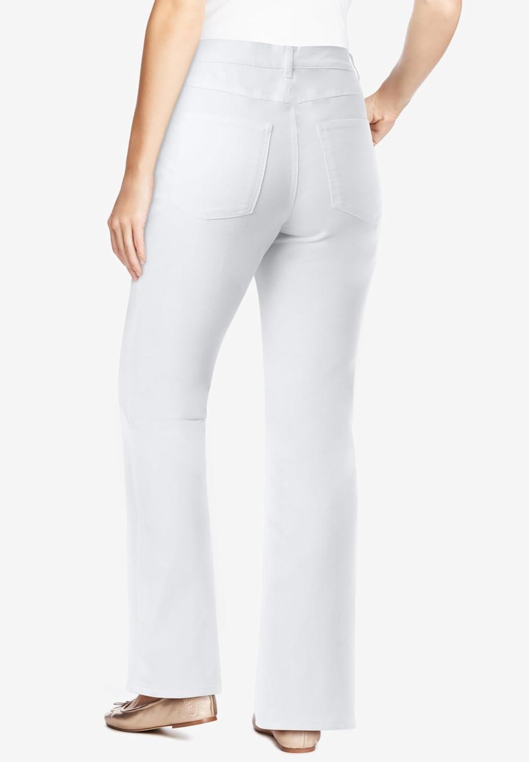Woman Within Plus Size Carpenter Denim Capri(Indigo) - Woman Within